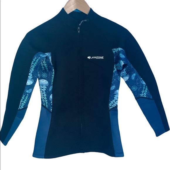 LayaTone | Swim | Layatone Womens Wetsuit 3mm Neoprene Jacket Size S ...